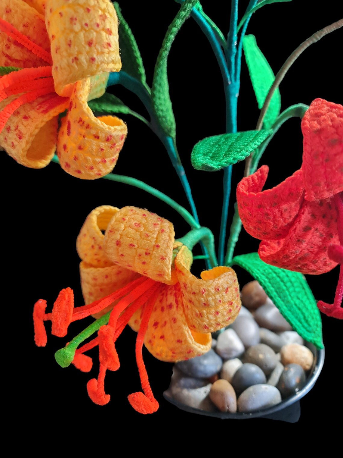 Easy Crochet Tiger Lily Flower Pattern | DIY Floral Decor (PDF Pattern ...