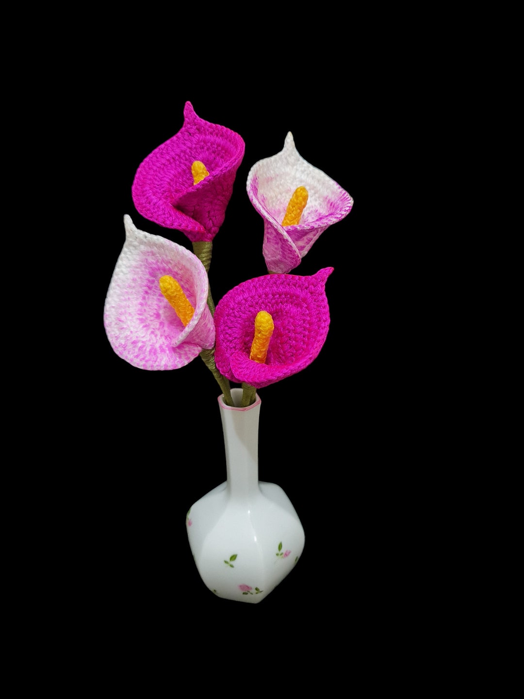 Easy Crochet Calla Lily Flower Pattern PDF | DIY Crochet Floral Decor ...