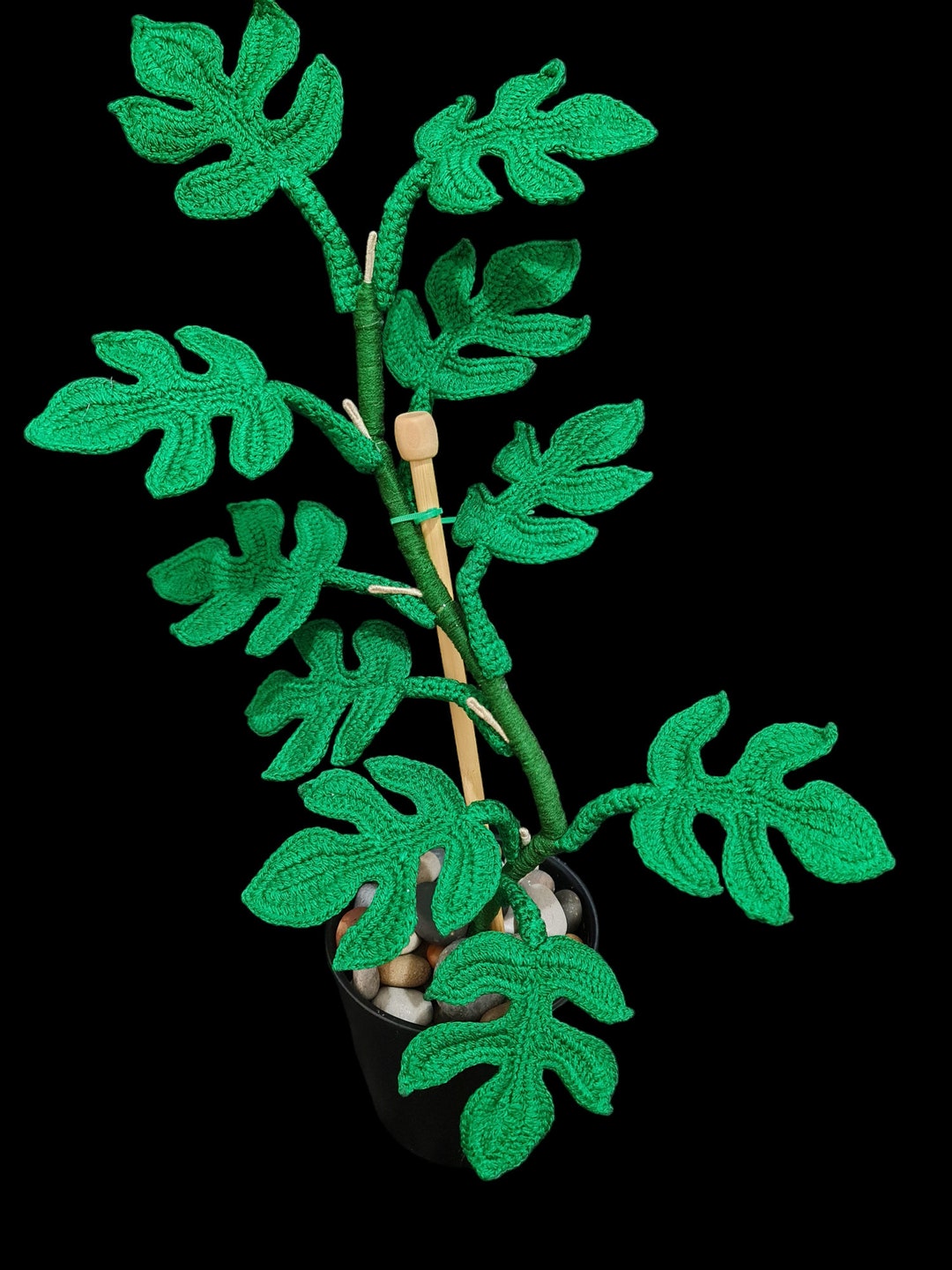 Easy Crochet Monstera Ginny Plant Pattern PDF | DIY Crochet Leaf Decor ...