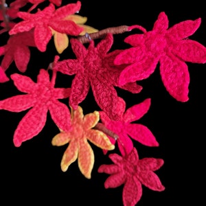 Easy Crochet Maple Tree Bonsai Pattern PDF | DIY Crochet Bonsai Decor ...