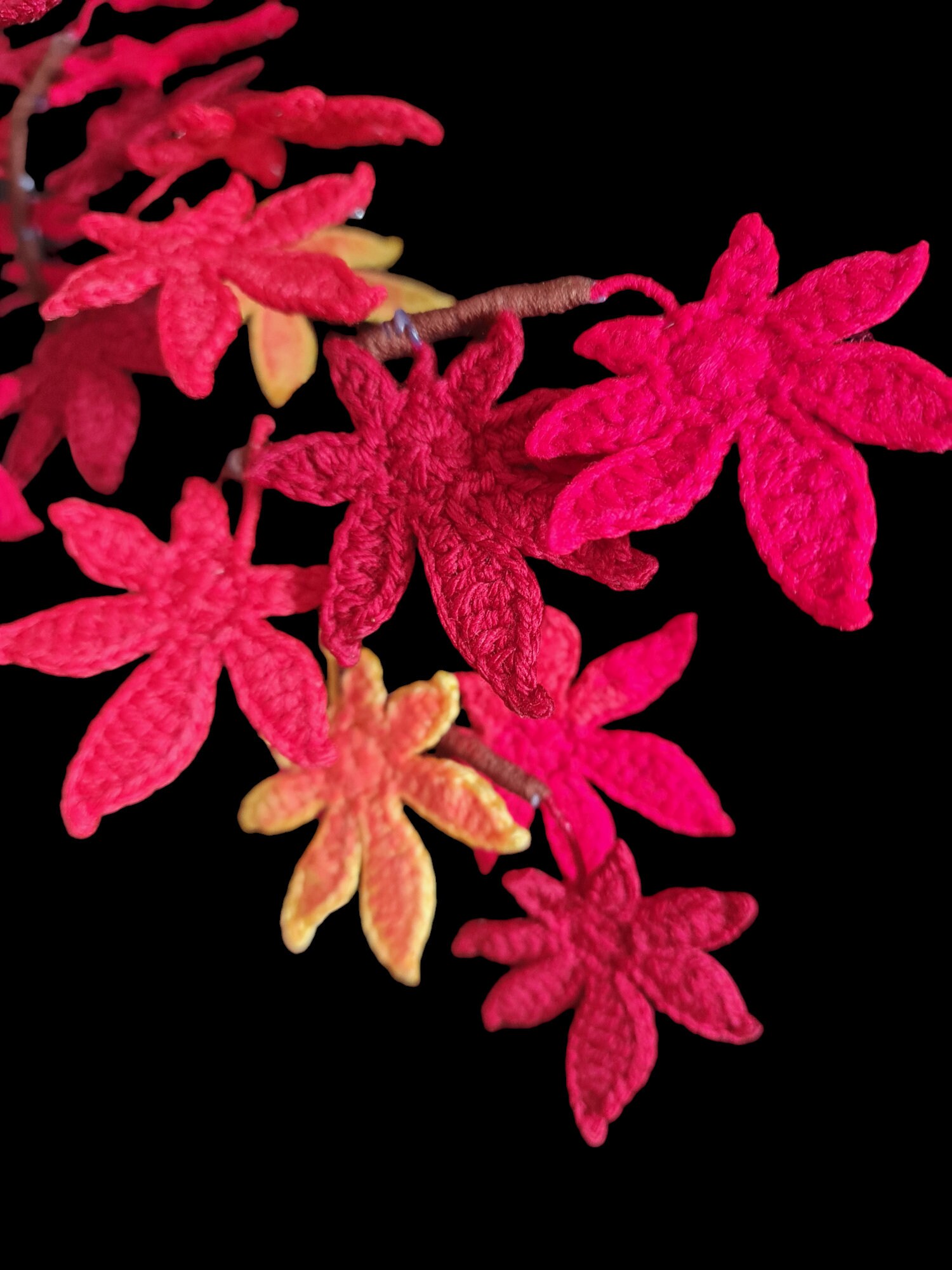 Easy Crochet Maple Tree Bonsai Pattern PDF | DIY Crochet Bonsai Decor ...