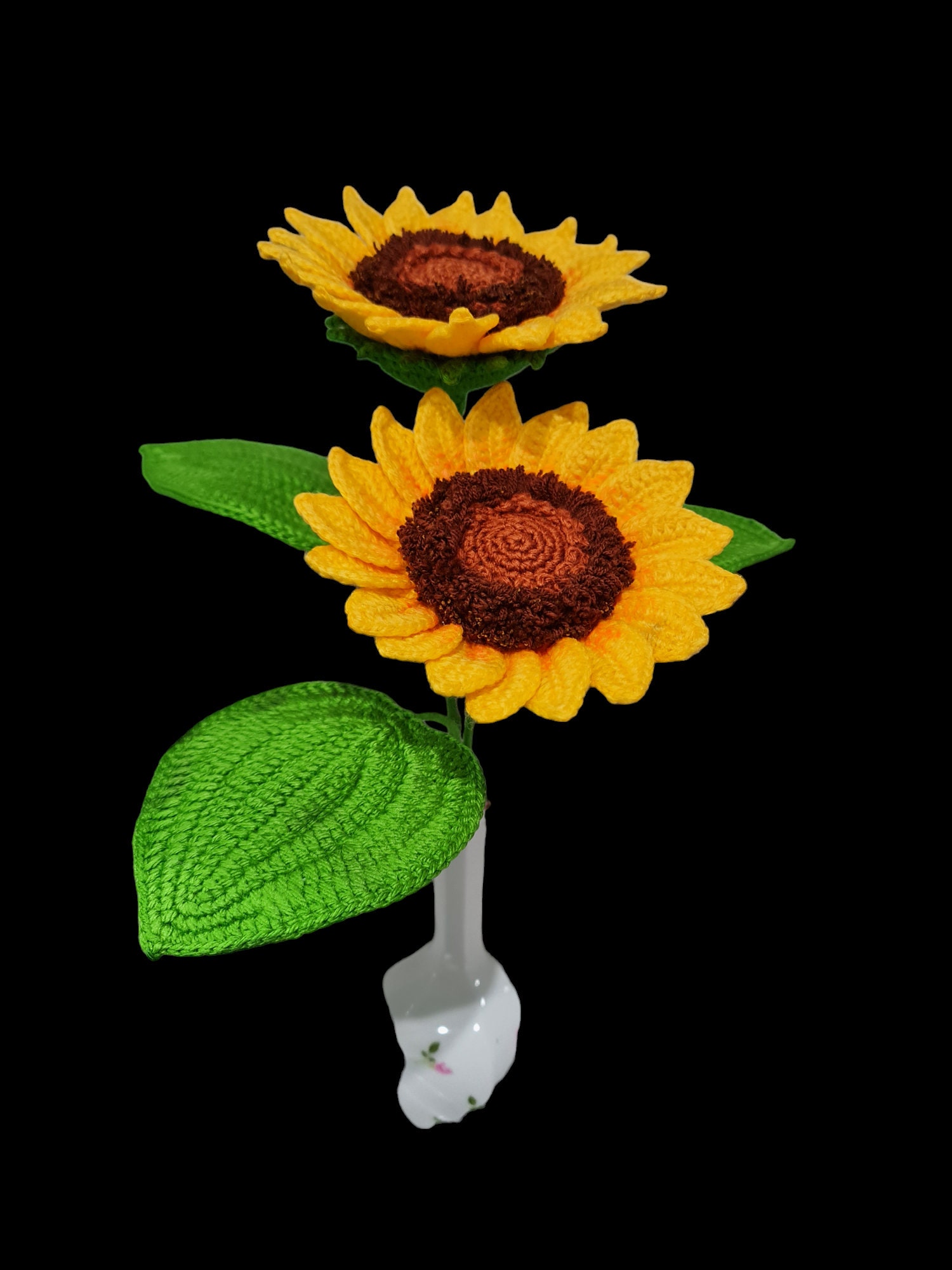 Easy Crochet Sunflower Pattern PDF DIY Crochet Floral Decor With Free ...