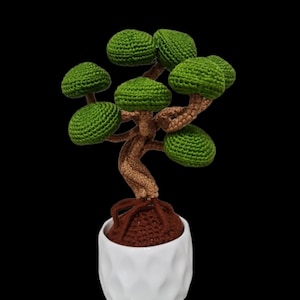 Easy Crochet Juniper Bonsai Tree Pattern PDF | DIY Handmade Bonsai ...