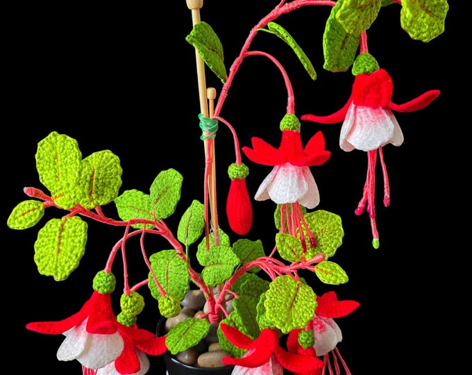 Knitted Fuchsia - PDF Fuchsia Knitting Pattern - Etsy Canada