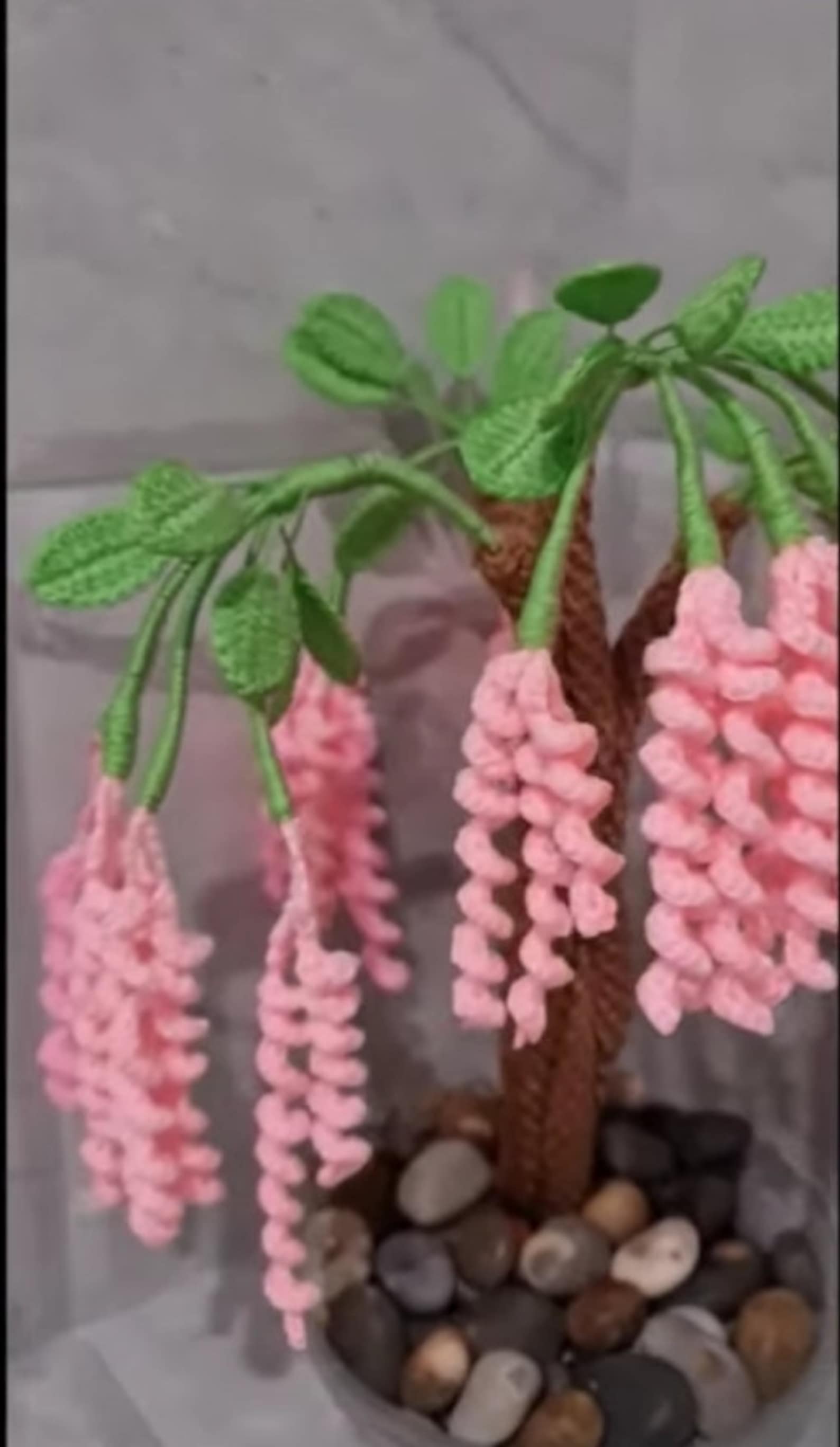 Easy Crochet Wisteria Tree Pattern | DIY Floral Decor (PDF Pattern) - Etsy