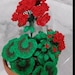 Easy Crochet Red Geranium Flower Pattern | DIY Floral Decor (PDF ...