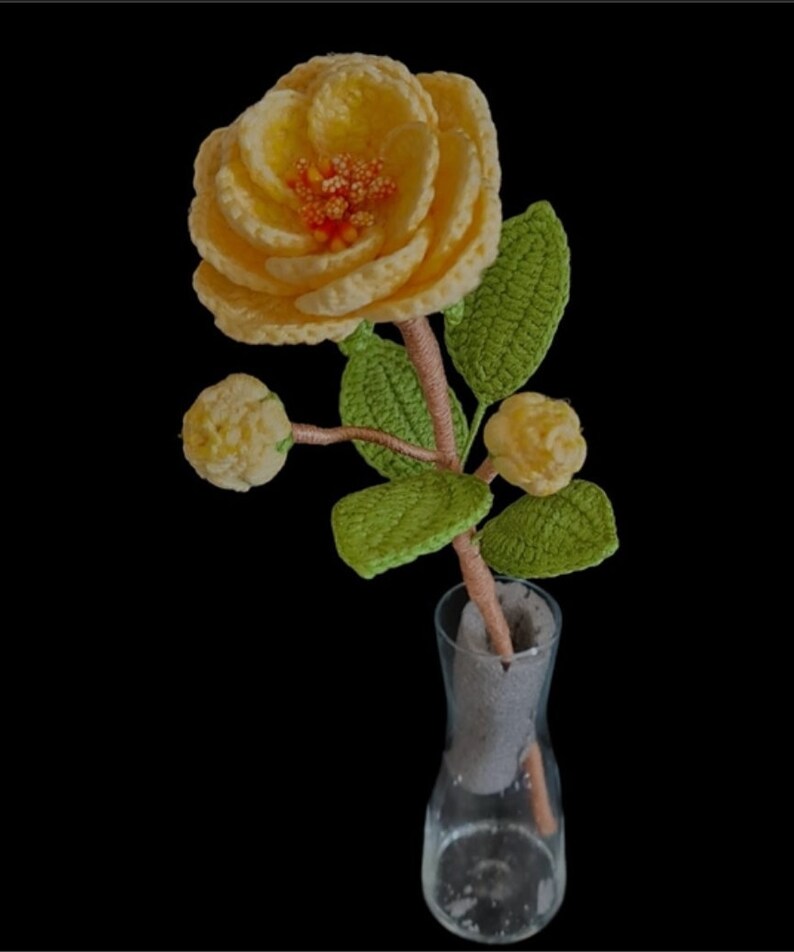 Easy Crochet Camellia Flower Pattern | DIY Floral Decor (PDF Pattern ...