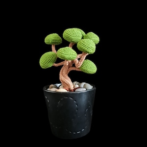 Easy Crochet Juniper Bonsai Tree Pattern PDF | DIY Handmade Bonsai ...