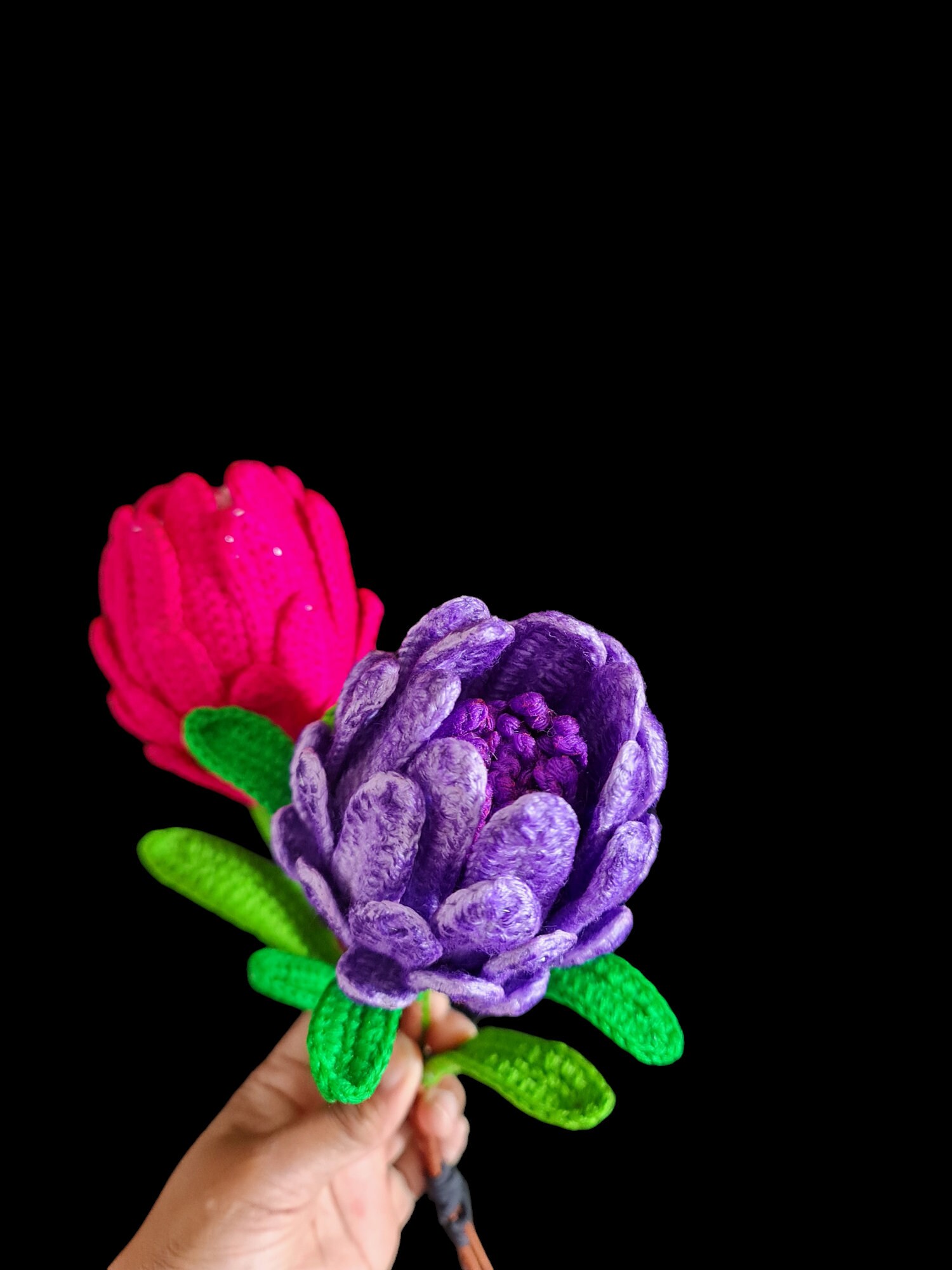 Easy Crochet Protea Flower Pattern PDF | DIY Crochet Floral Decor With ...