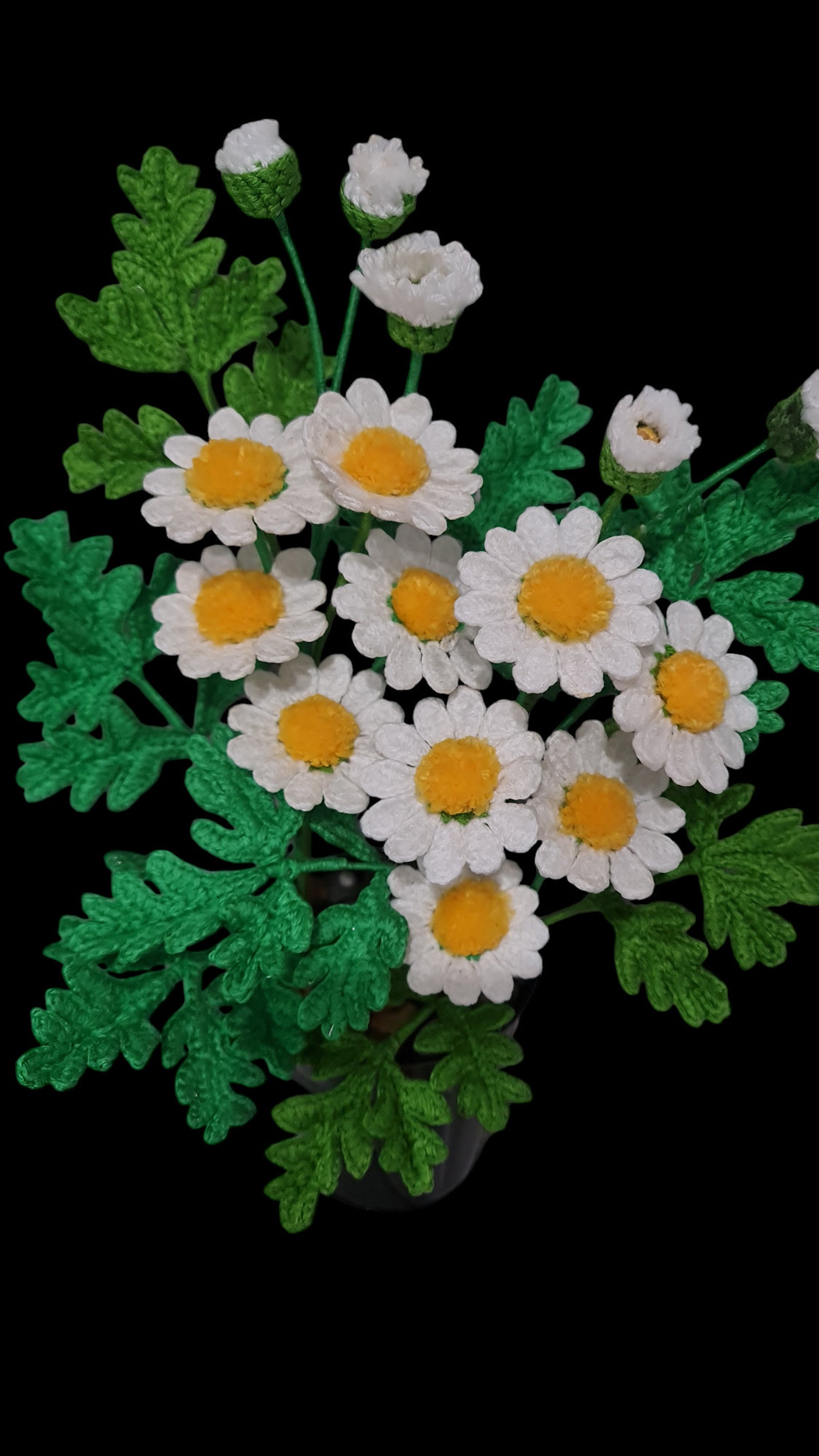 Easy Crochet Daisy Flower Pattern | DIY Floral Decor (PDF Pattern) - Etsy