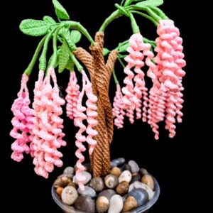 Easy Crochet Wisteria Tree Pattern | DIY Floral Decor (PDF Pattern) - Etsy