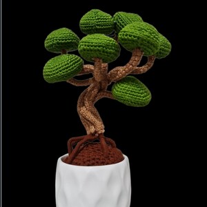 Easy Crochet Juniper Bonsai Tree Pattern PDF | DIY Handmade Bonsai ...
