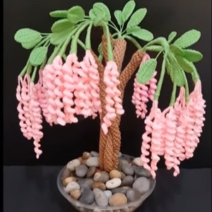 Easy Crochet Wisteria Tree Pattern | DIY Floral Decor (PDF Pattern) - Etsy