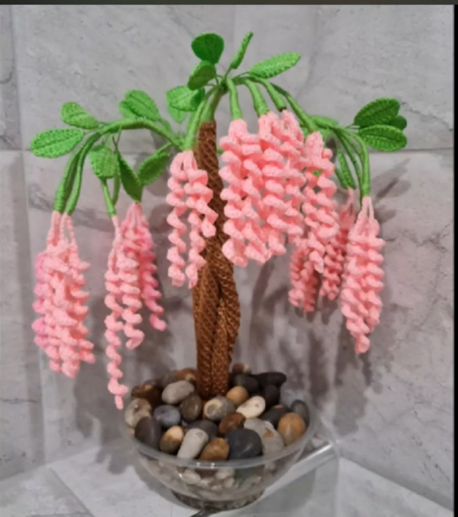 Easy Crochet Wisteria Tree Pattern | DIY Floral Decor (PDF Pattern) - Etsy