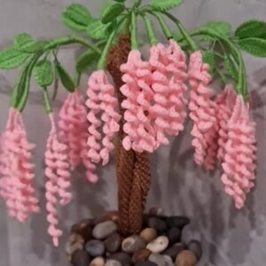 Easy Crochet Wisteria Tree Pattern | DIY Floral Decor (PDF Pattern) - Etsy