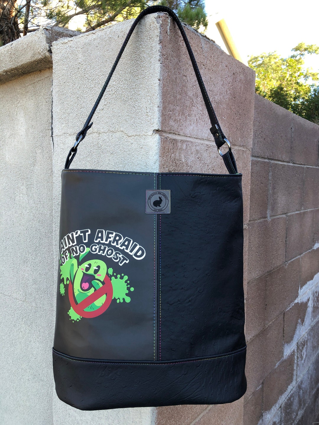 The Bonnie Bucket Bag - I Ain't Afraid of No Ghost! Glow in the Dark - Etsy