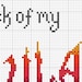 Live Laugh Love Dragula/ Dragula/ Cross Stitch/ PDF Pattern/ Subversive ...
