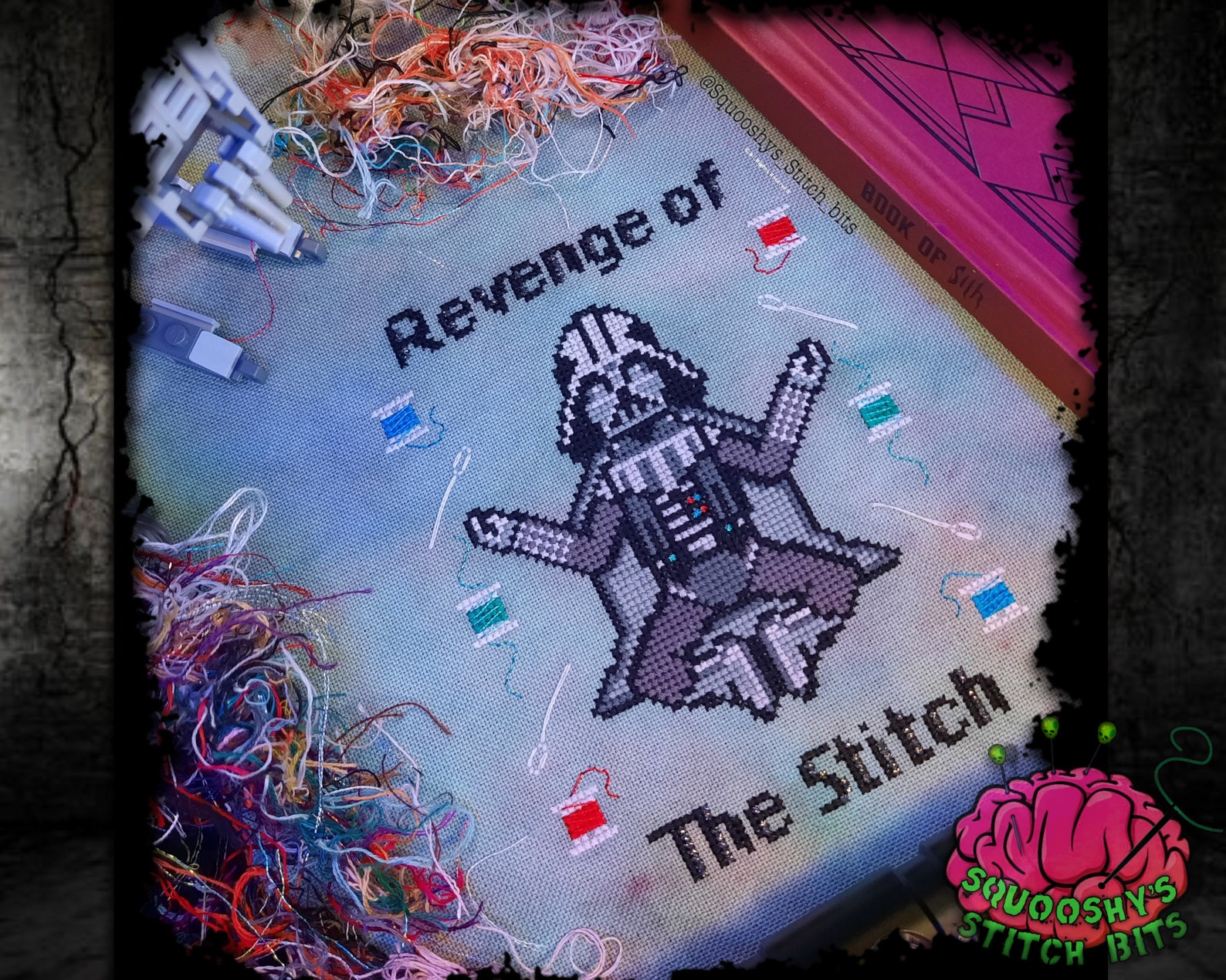 Revenge of the Stitch Darth Vader Cross Stitch Pattern PDF - Etsy UK