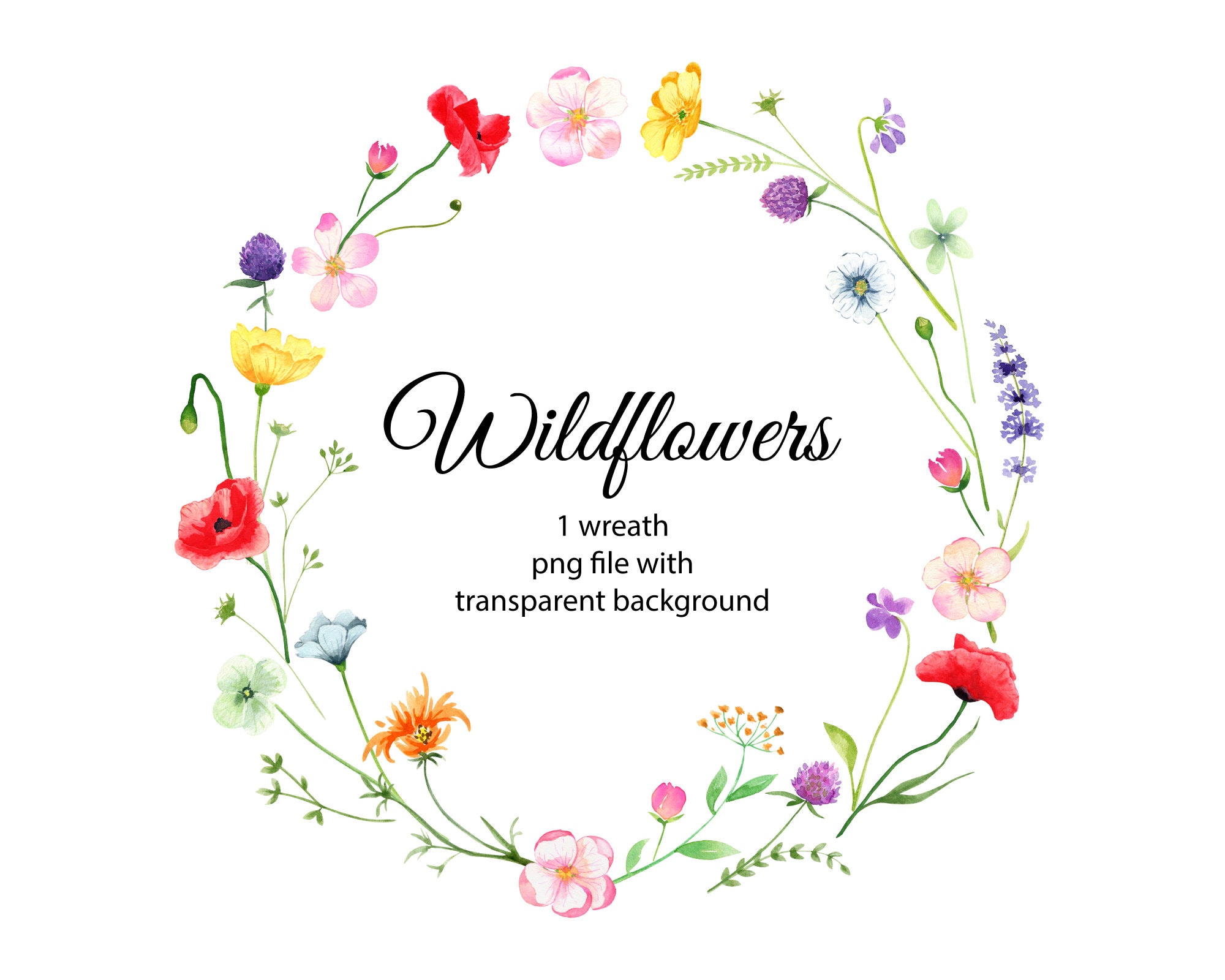 Floral Wreath Clipart