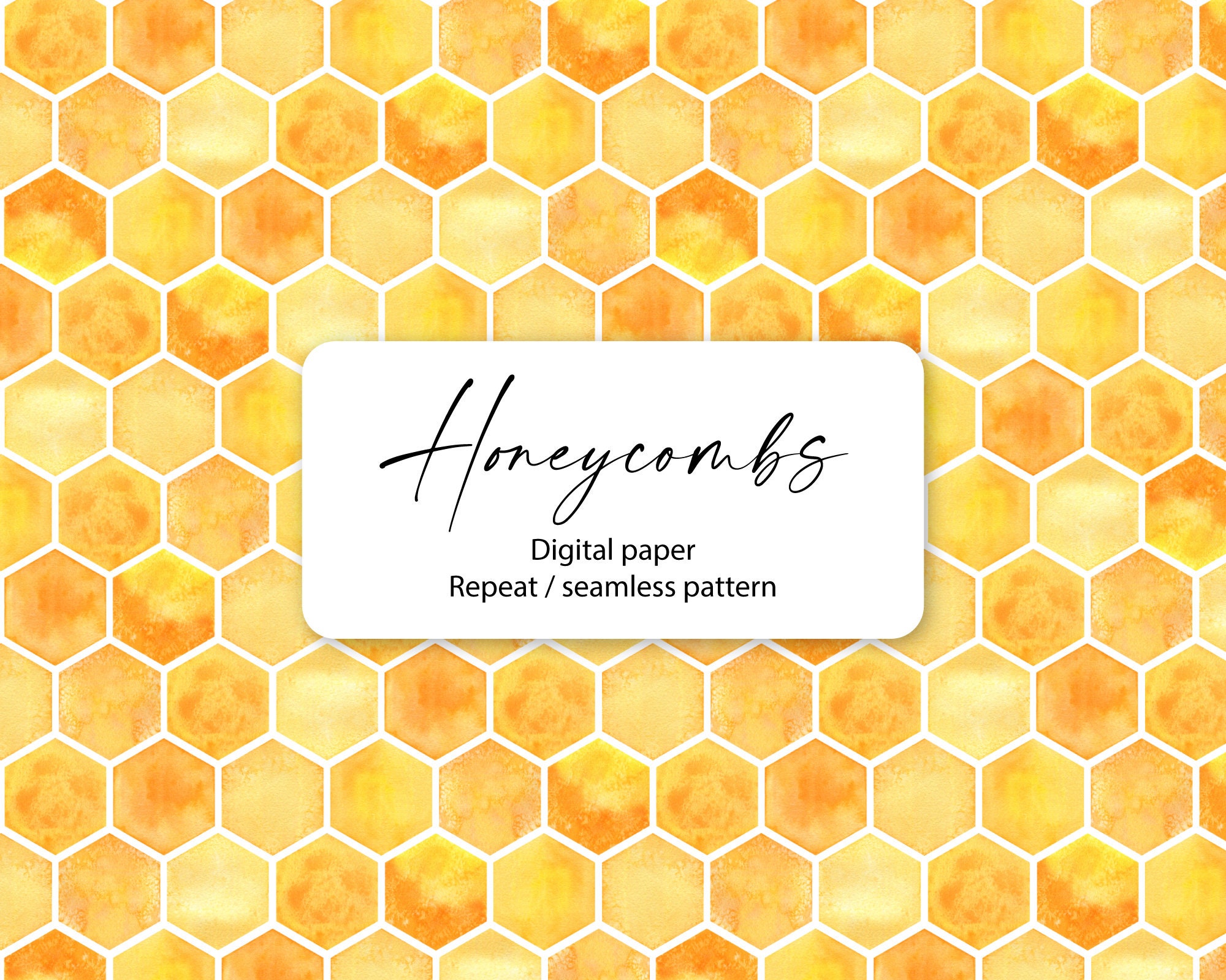 Digital Honeycomb Background