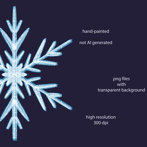 Blue Snowflake Clipart - Snowflakes PNG - Christmas Clipart - Glitter ...