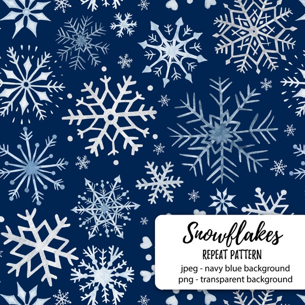 Snowflake Watercolor - Etsy