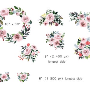 Mauve Flower Clipart, Blush Flower, Dusty Rose Png, Boho Roses, Floral ...