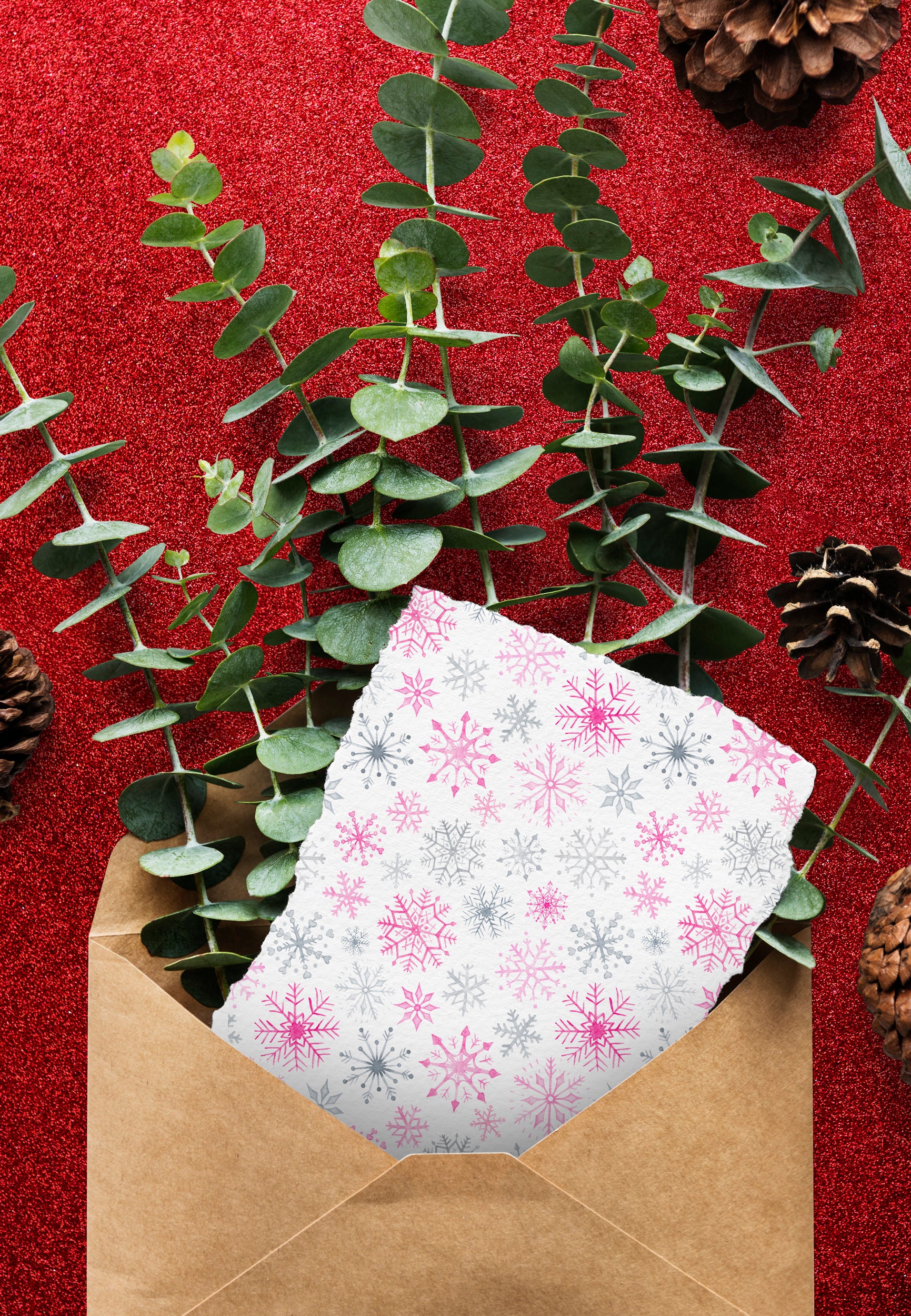 Pink and Grey Snowflake Digital Paper Repeat Seamless - Etsy