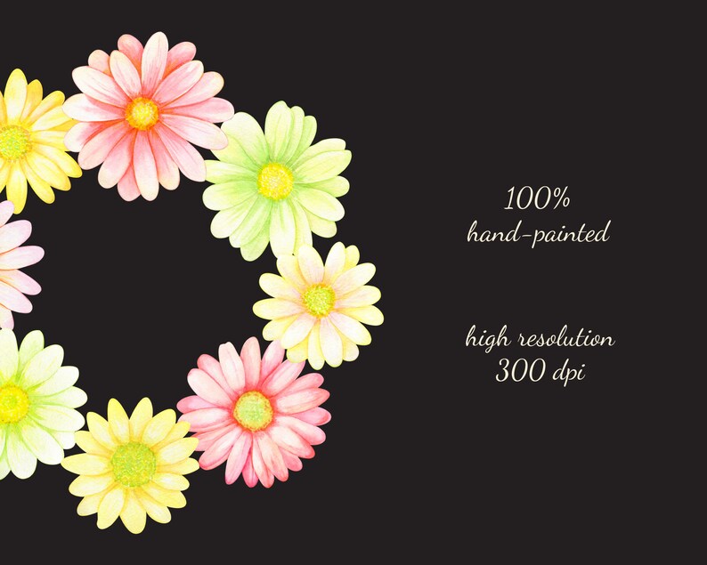 Gerbera Daisy Wreaths Frames Arrangements. Separate Flowers. | Etsy