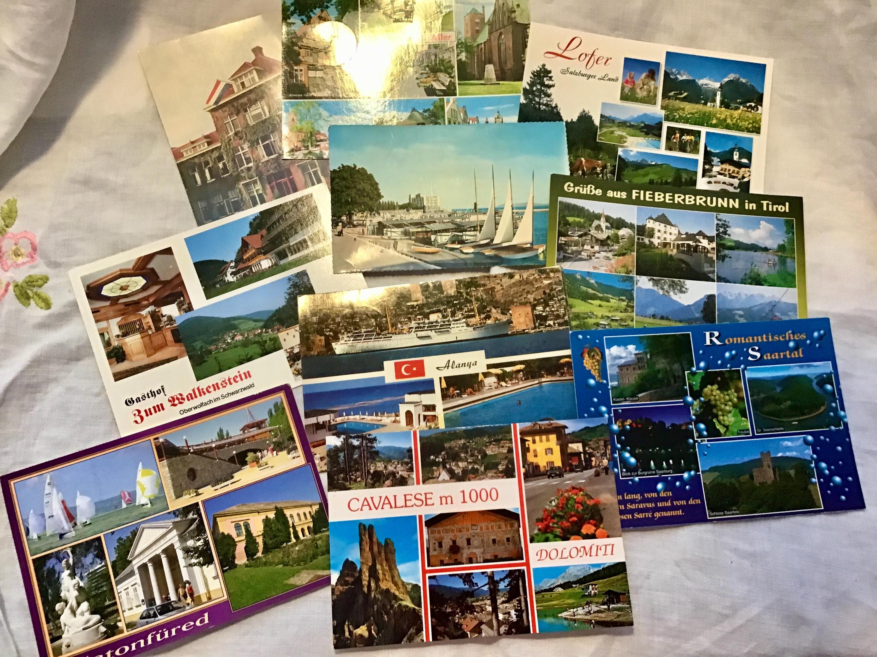 Old Postcards, 1980s to Early 2000s, Around the World, Colour, - Etsy