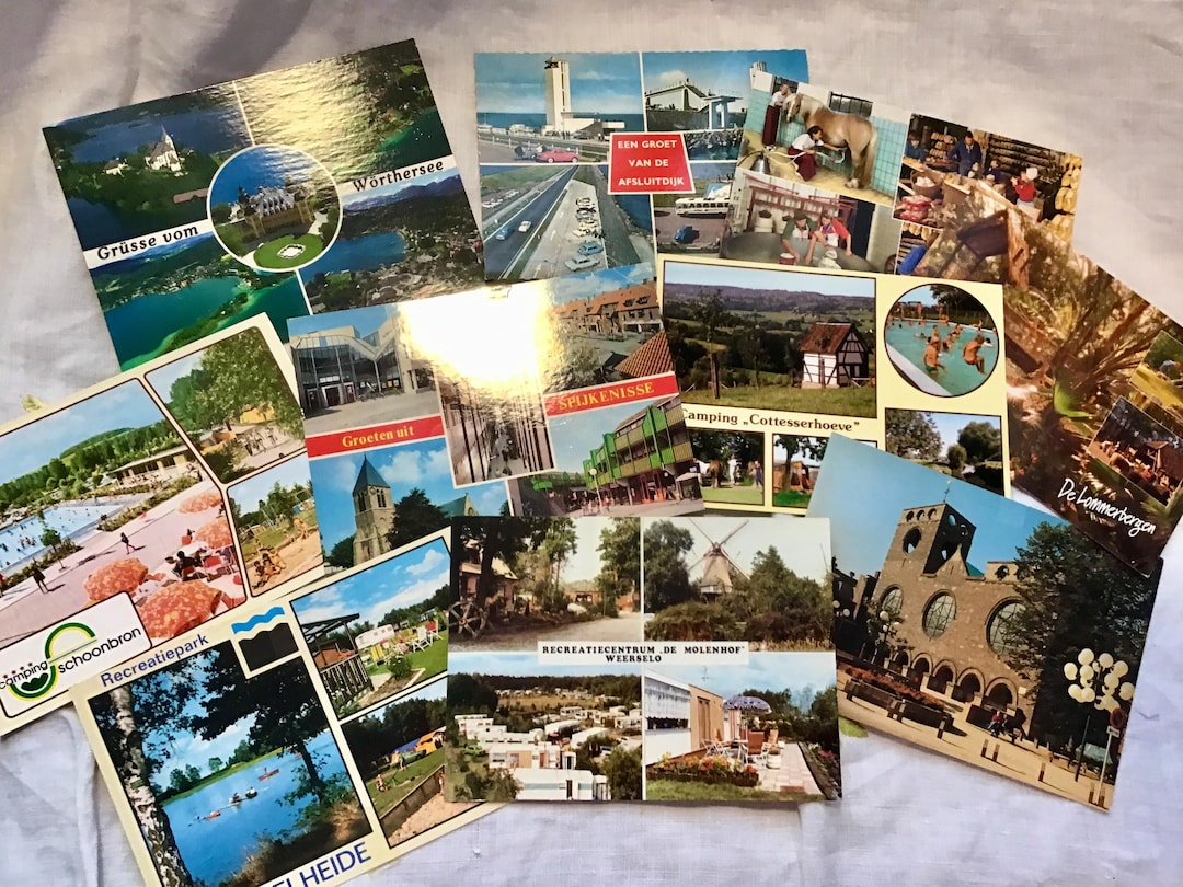 Old Postcards, 1980s to Early 2000s, Around the World, Colour, - Etsy