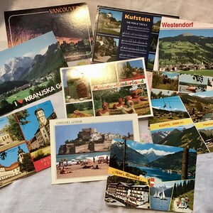 Old Postcards, 1980s to Early 2000s, Around the World, Colour, - Etsy
