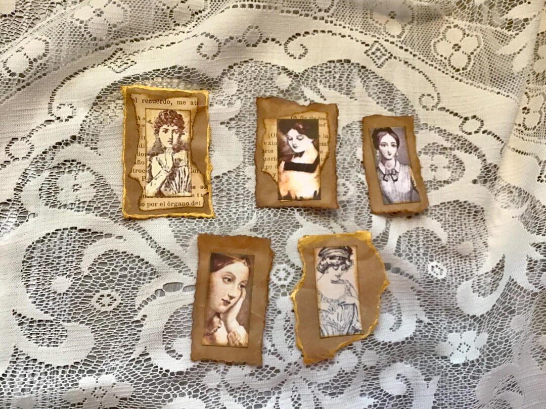 Handcrafted Vintage-inspired Paper Clusters for Junk Journals ...