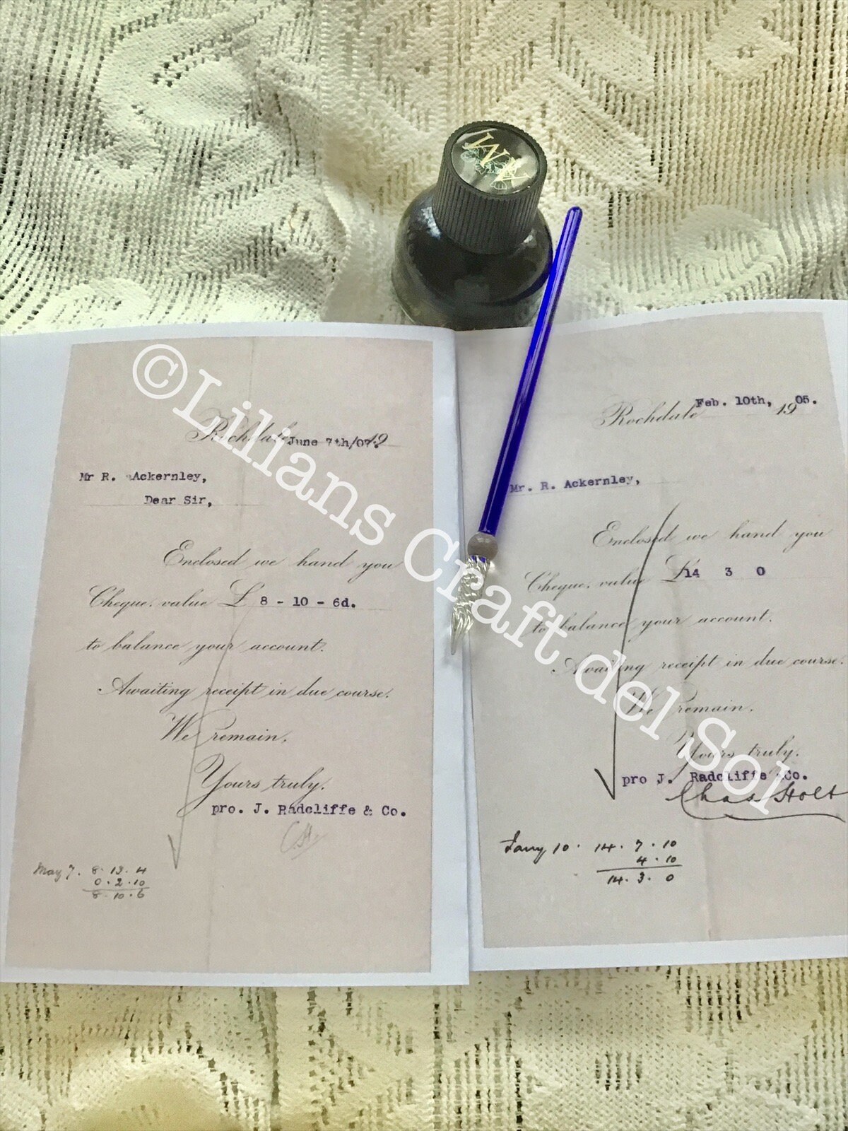 Vintage Documents 1897 to 1937, Digital Download, Invoices, Receipts ...