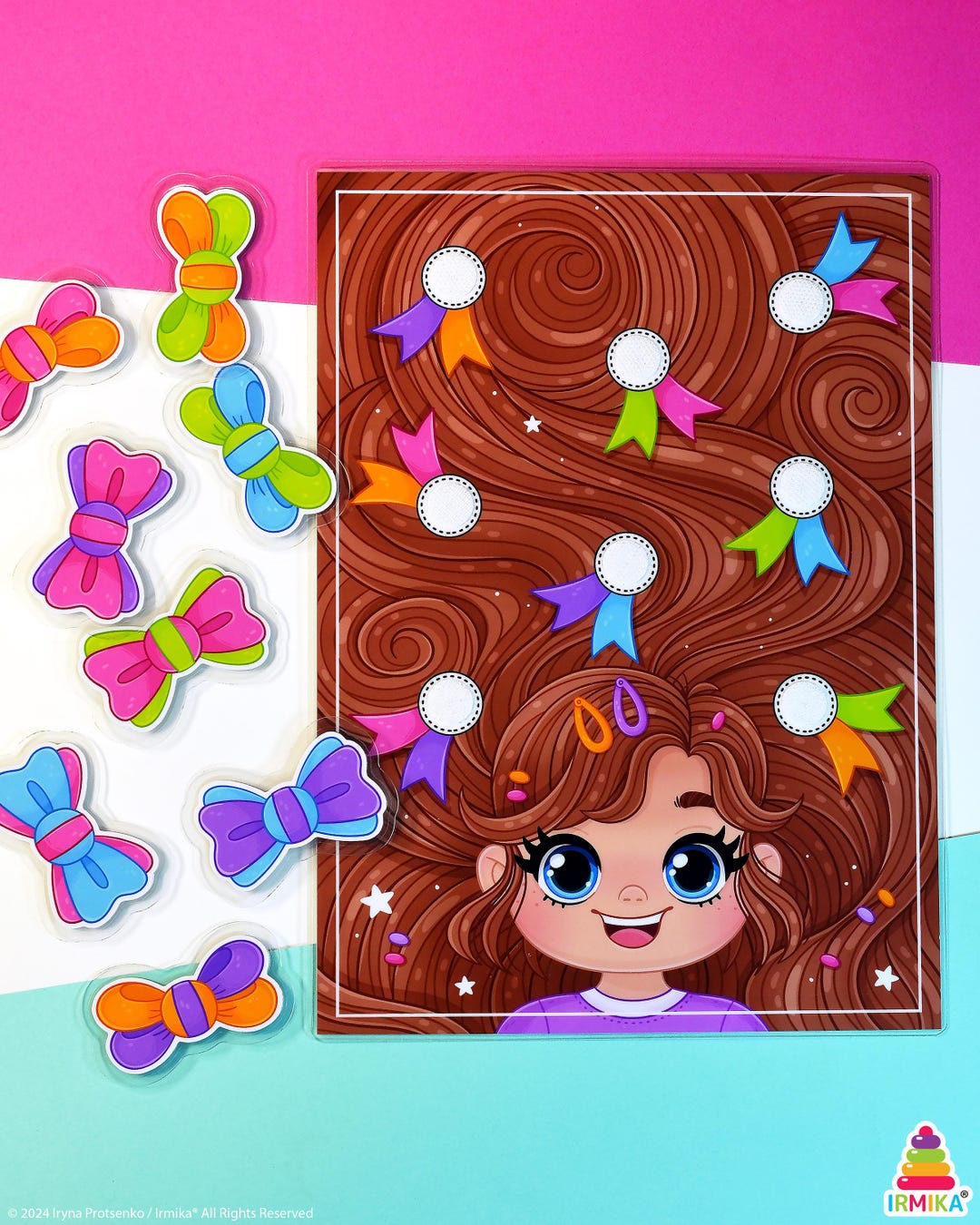 Printable Color Matching Worksheet, for Girls, Color Match Activity ...