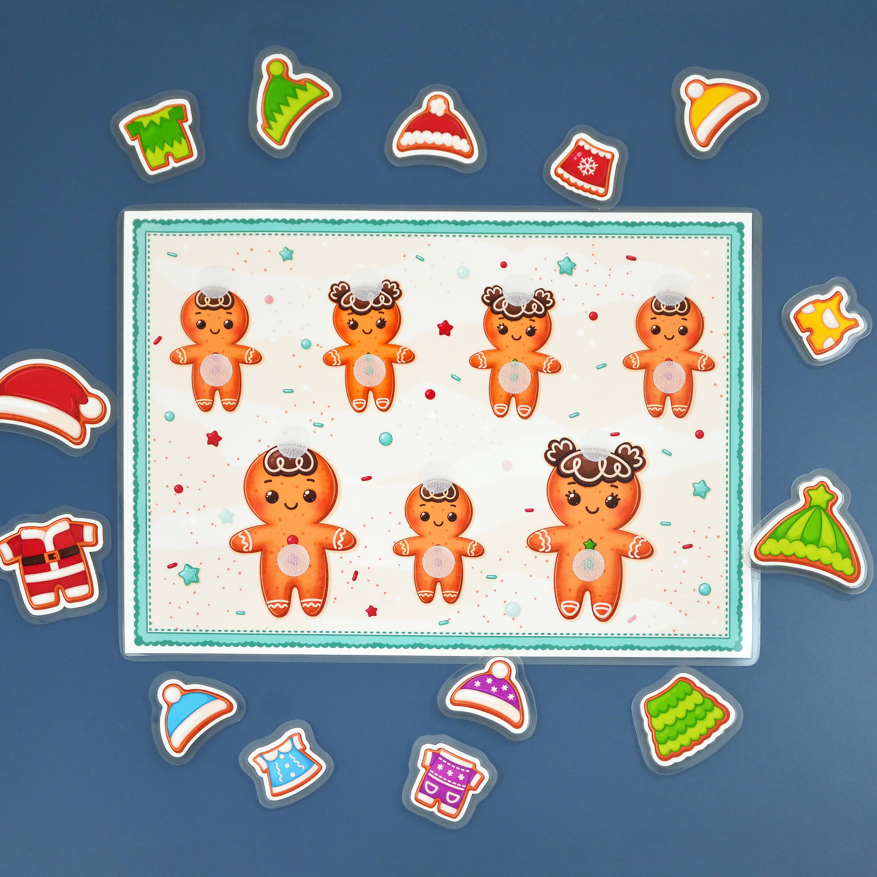 Gingerbread Activities for Kids Christmas Busy Book Printable - Etsy