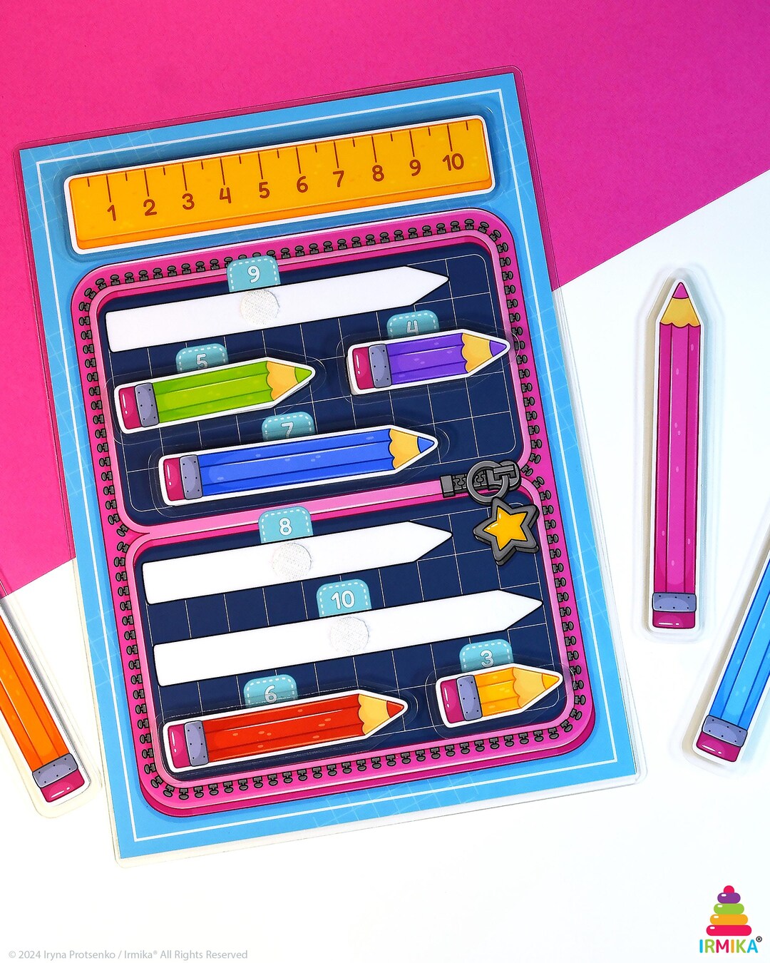 Printable Size Sorting Worksheet, Long Short, Pencil Length Comparison ...