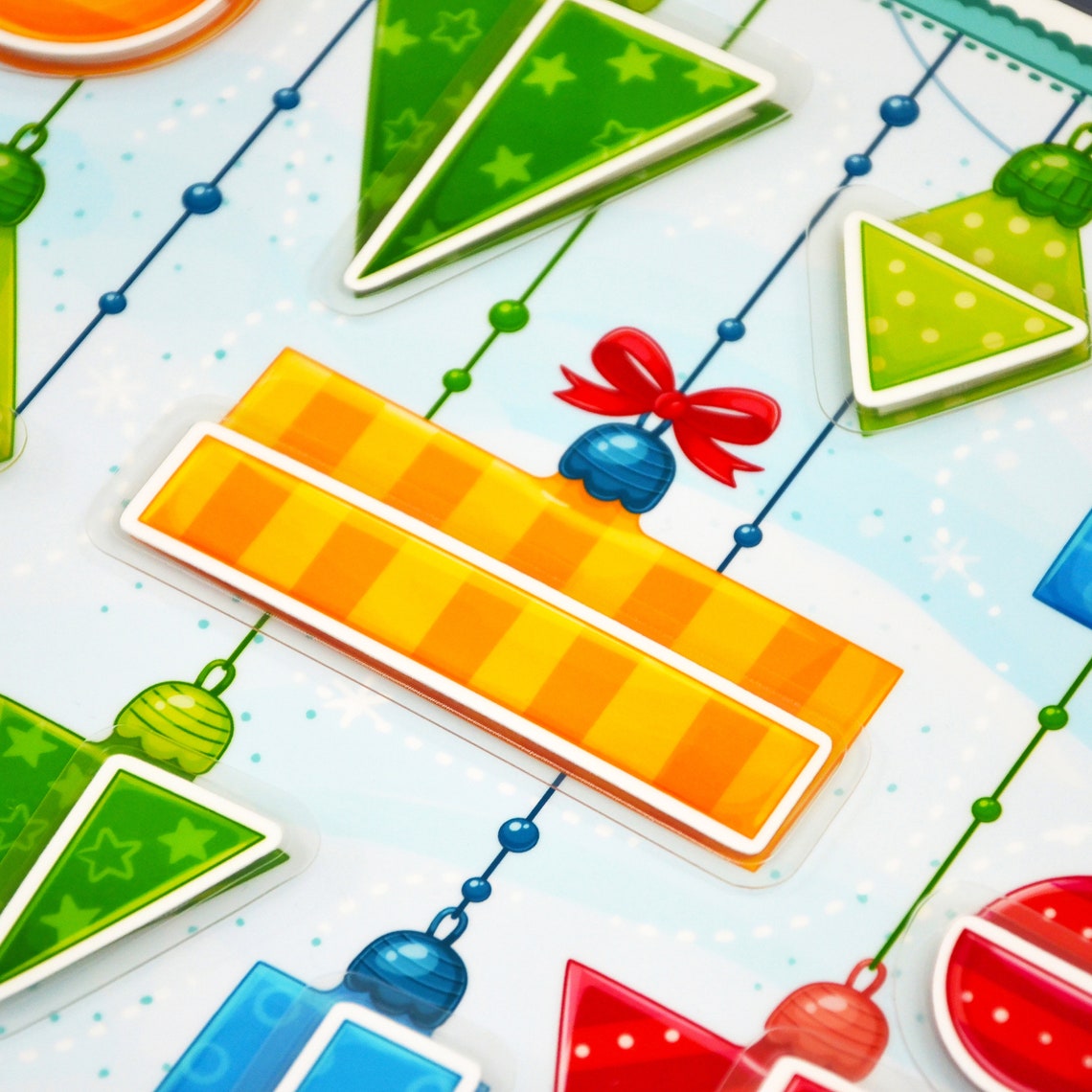 Christmas Activity, Printable Winter Busy Book, File Folder Velcro Game ...