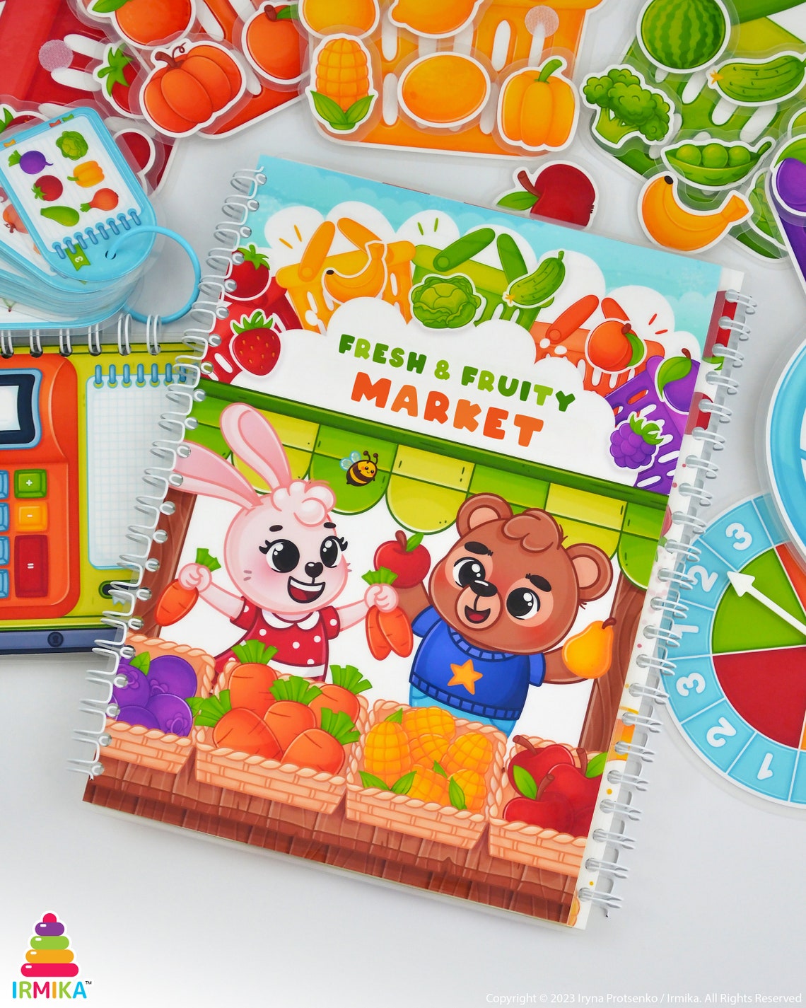 Supermarket Busy Book Shopping Shopping List Grocery Game - Etsy