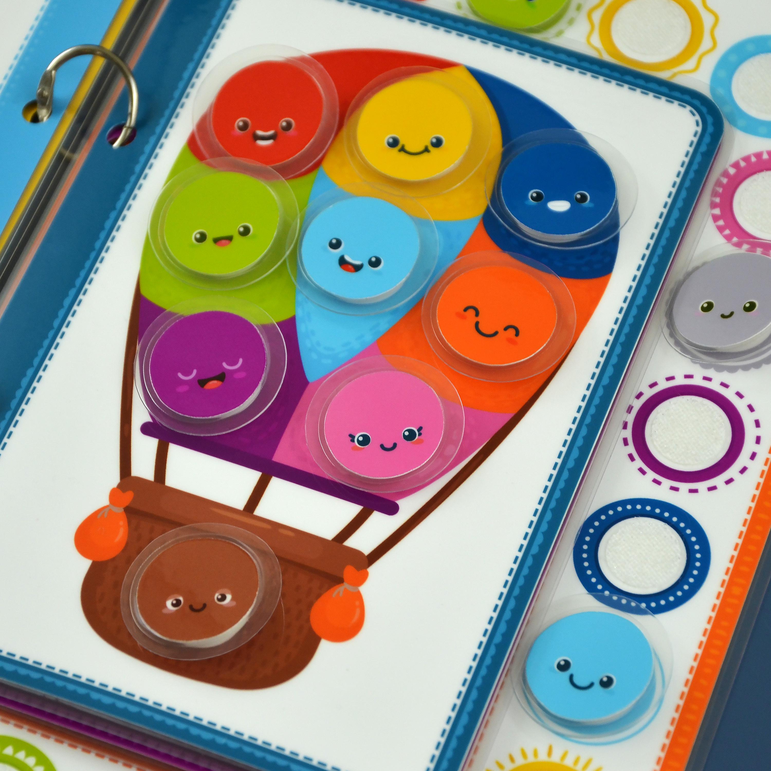 Color Matching Busy Book, Digital Printable Kids Activity, Colour ...