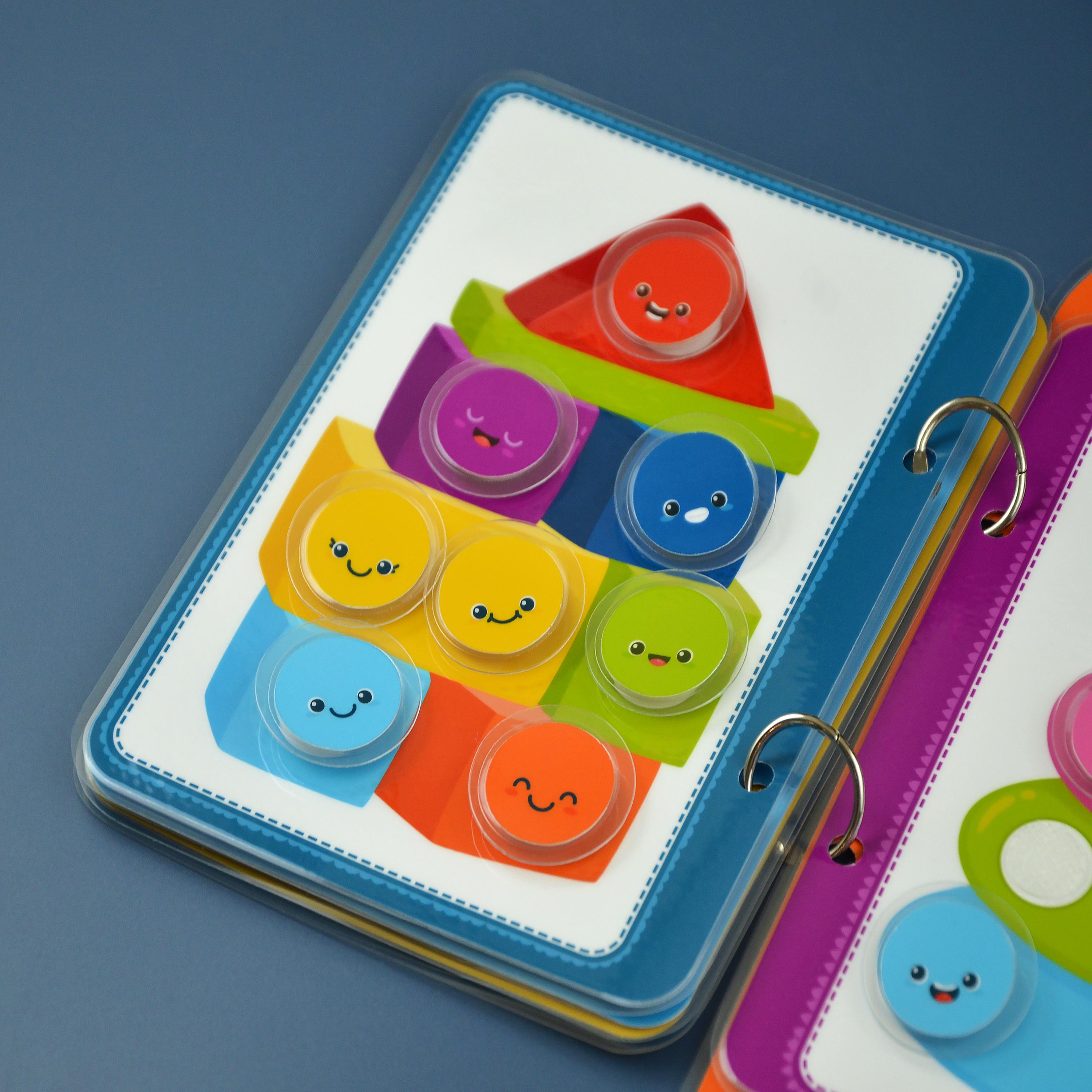 Color Matching Busy Book, Digital Printable Kids Activity, Colour ...