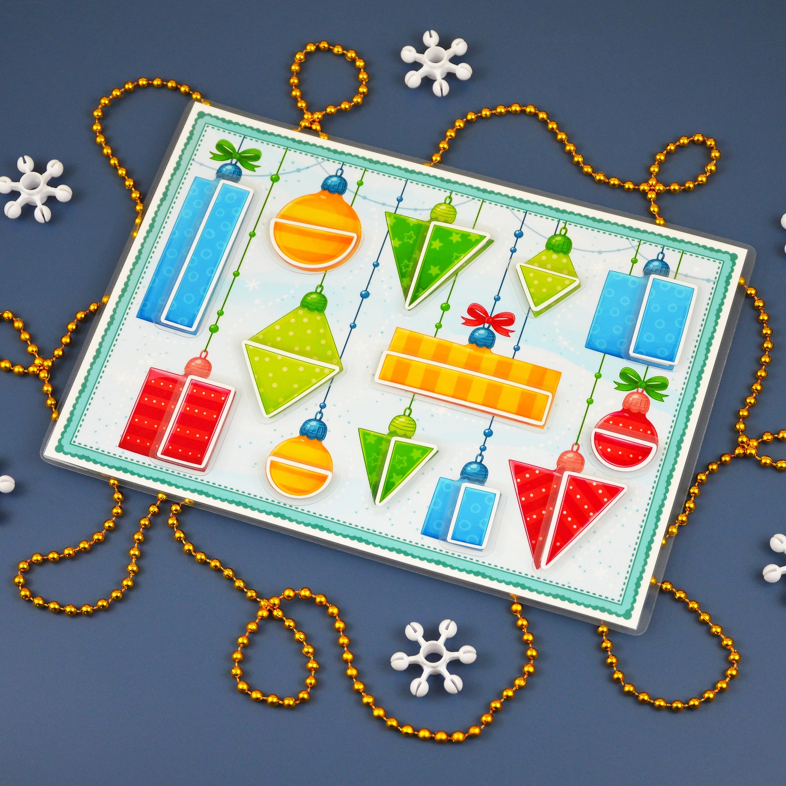 Christmas Activity, Printable Winter Busy Book, File Folder Game, Busy ...