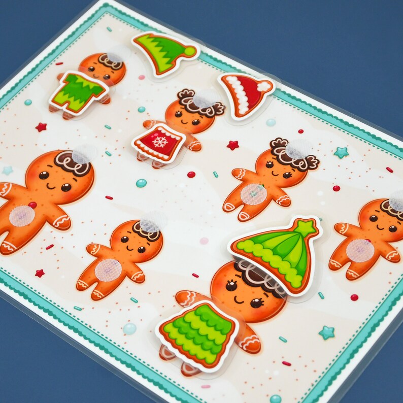 Gingerbread Activities for Kids Christmas Busy Book Printable - Etsy