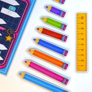 Printable Size Sorting Worksheet, Long Short, Pencil Length Comparison ...