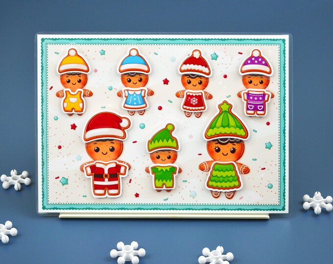 Gingerbread Activities for Kids Christmas Busy Book Printable Learning ...