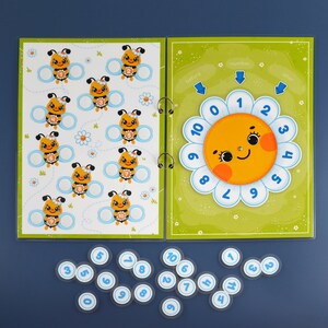 Maths Busy Book Printable Bundle, Math Activity Workbook, Preschool ...