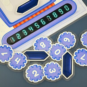 Digital Number Puzzle, Printable Worksheet for Toddlers, Kids Math ...