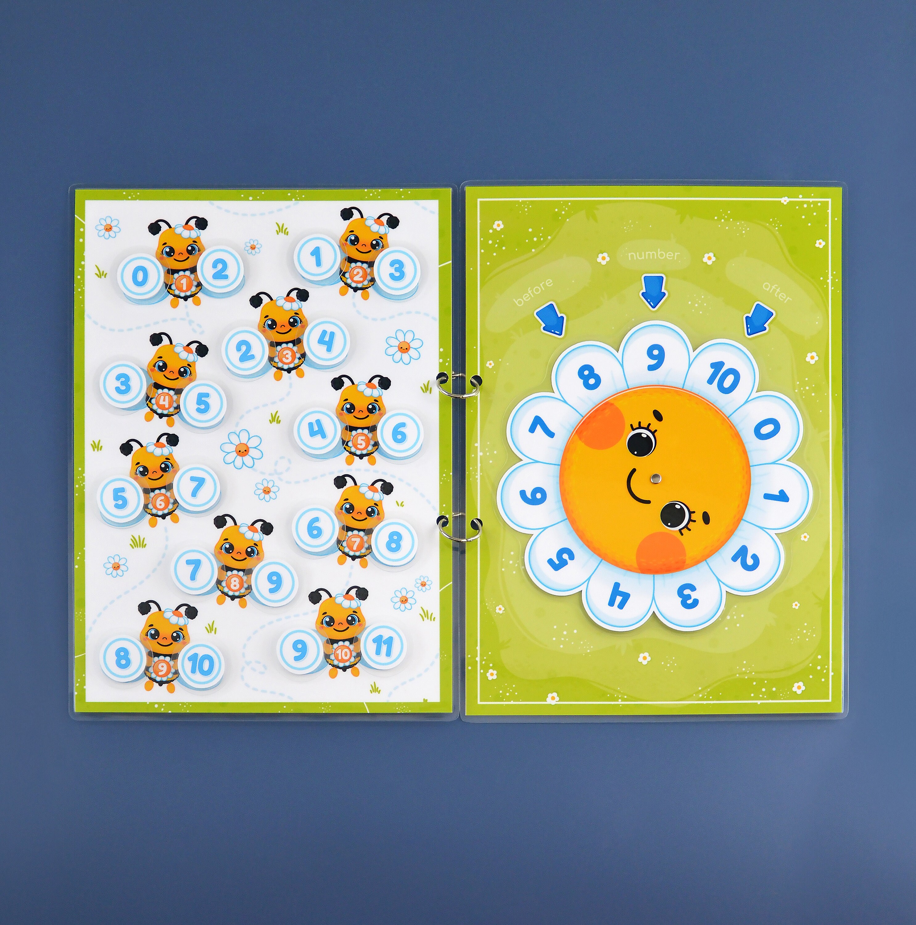 Before After Numbers Printable Math Worksheet Practice Count - Etsy