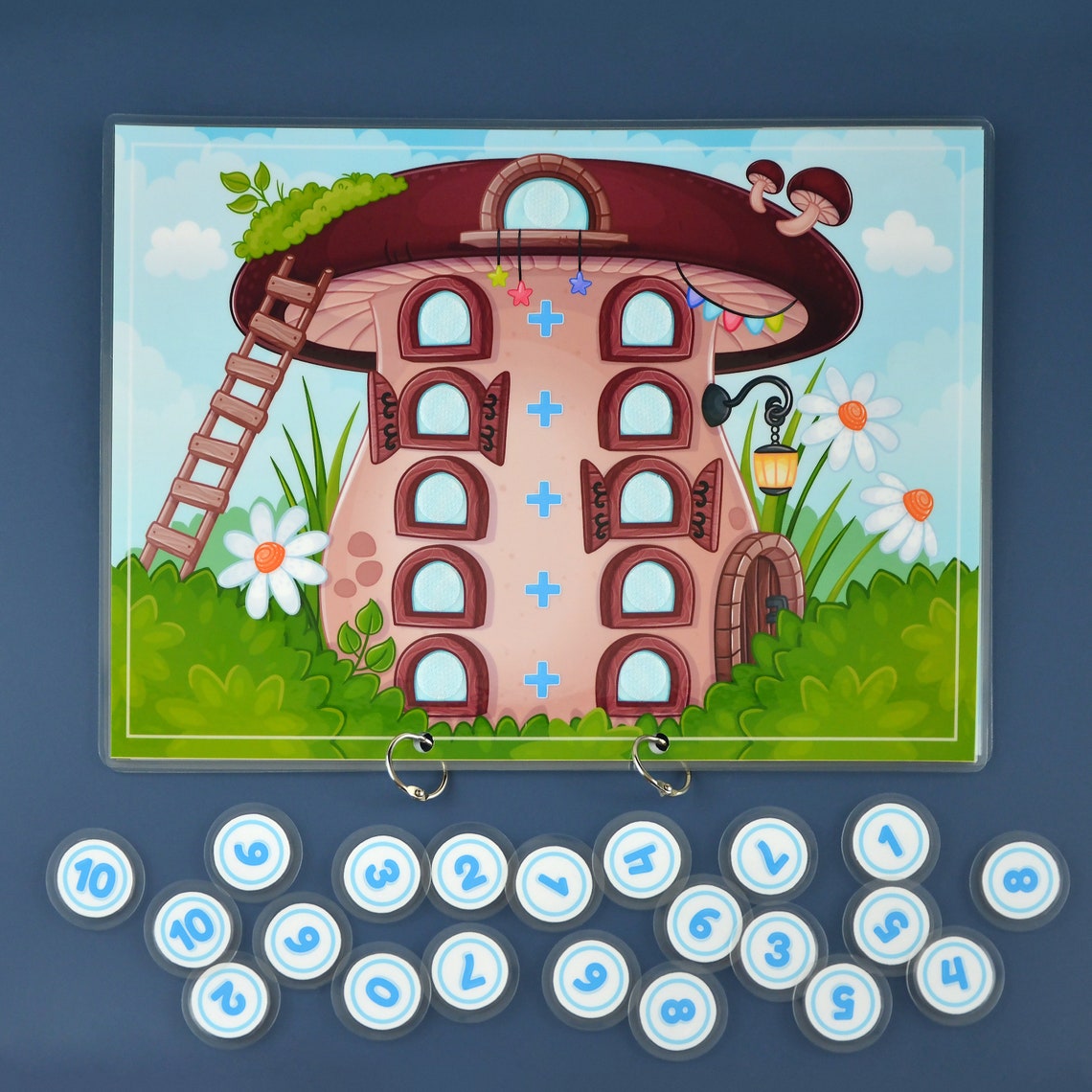 Number Bond Printable Worksheets Math Counting Practice - Etsy