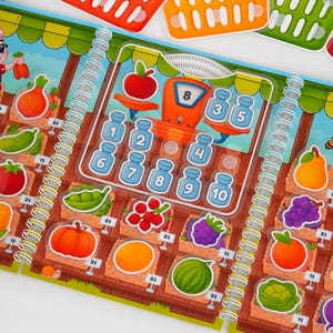Supermarket Busy Book, Shopping, Shopping List, Grocery Game, Store ...